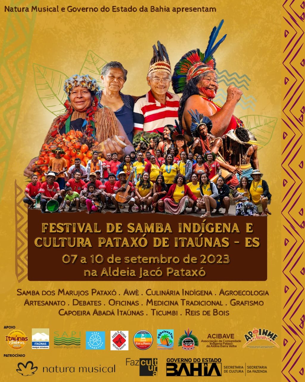 Festival indígena celebra a cultura Pataxó na Vila de Itaúnas - APOINME